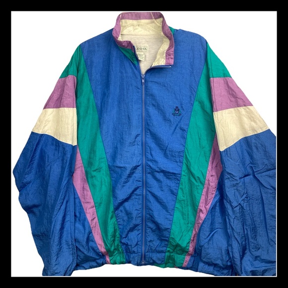 Izod | Jackets & Coats | Vintage Izod Windbreaker Jacket Tennis ...